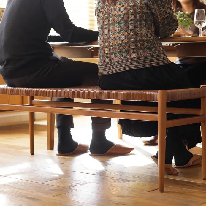 ダイニングベンチ WICKER／BR ｜家具・インテリア通販 Re:CENO(リセノ)