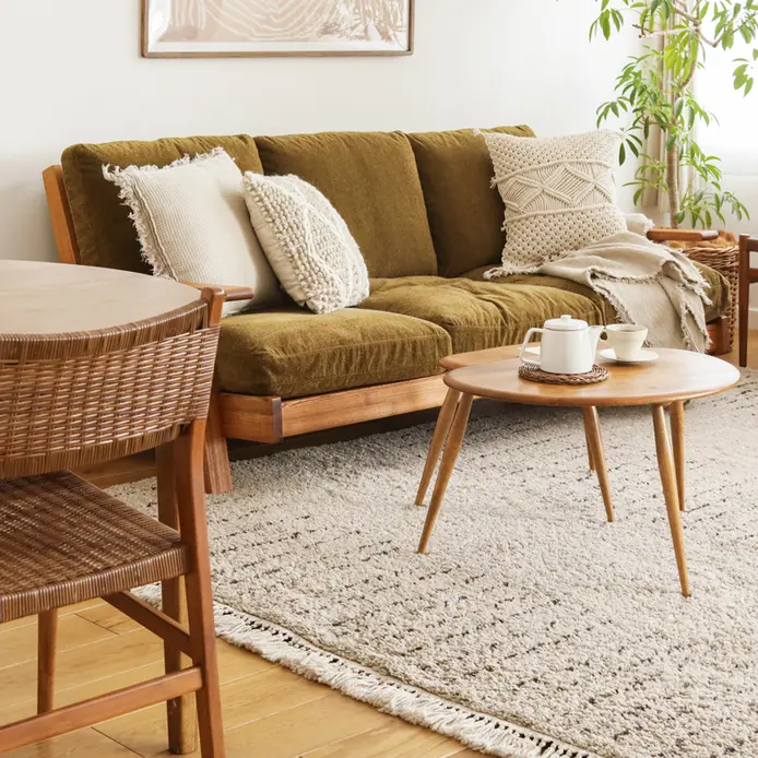 ダイニングベンチ WICKER／BR ｜家具・インテリア通販 Re:CENO(リセノ)